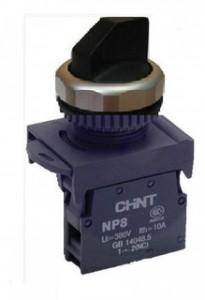 Selector Maneta Corta 3 Posic Pvc Negro Ø 22Mm 1Na + 1Nc | GRUPO COINP