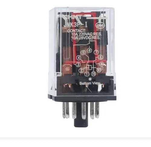 Rele Enchufable 11 Pines 24Vac 10A 3Nanc Con Indicador Mecanico 290043 ...